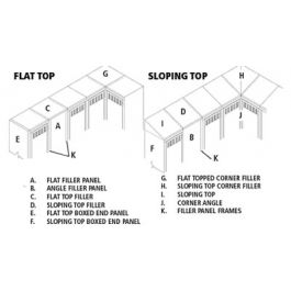 Steel Locker Accessories Flat Top Corner Filler For Lockers Personal ...