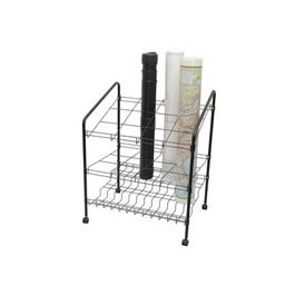 Wire Bin Roll Files Mobile Cart Rolled PlanFiles Workstation Large ...